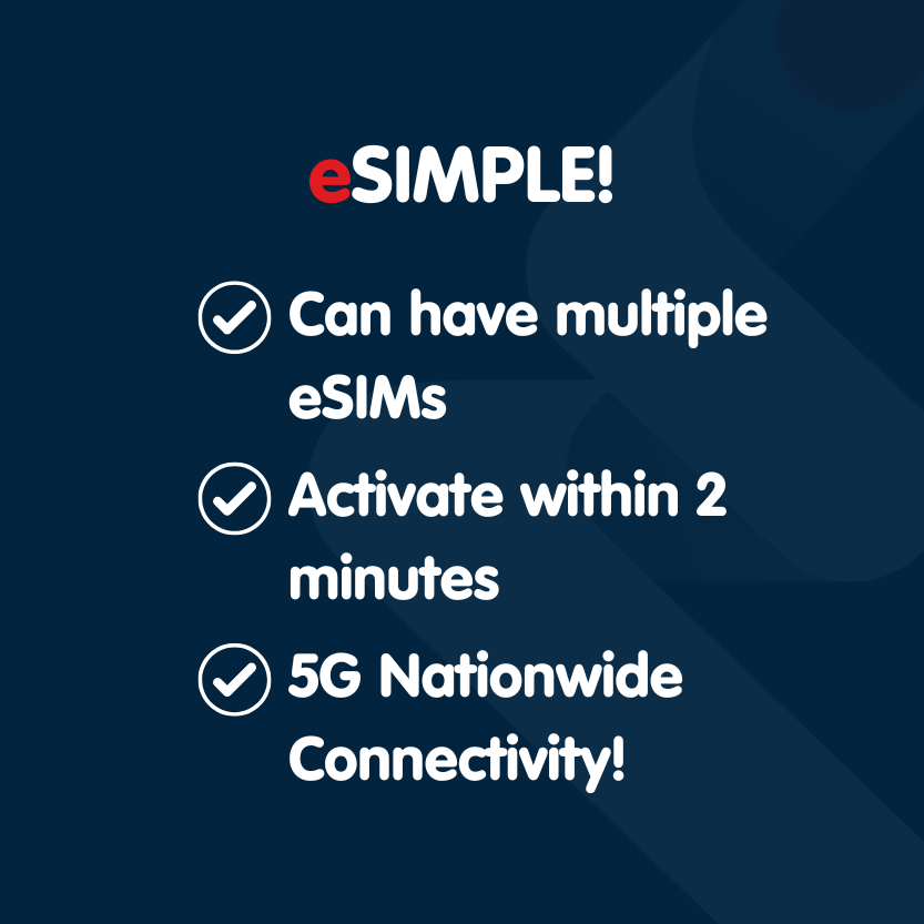 eSIM + 3GB Data